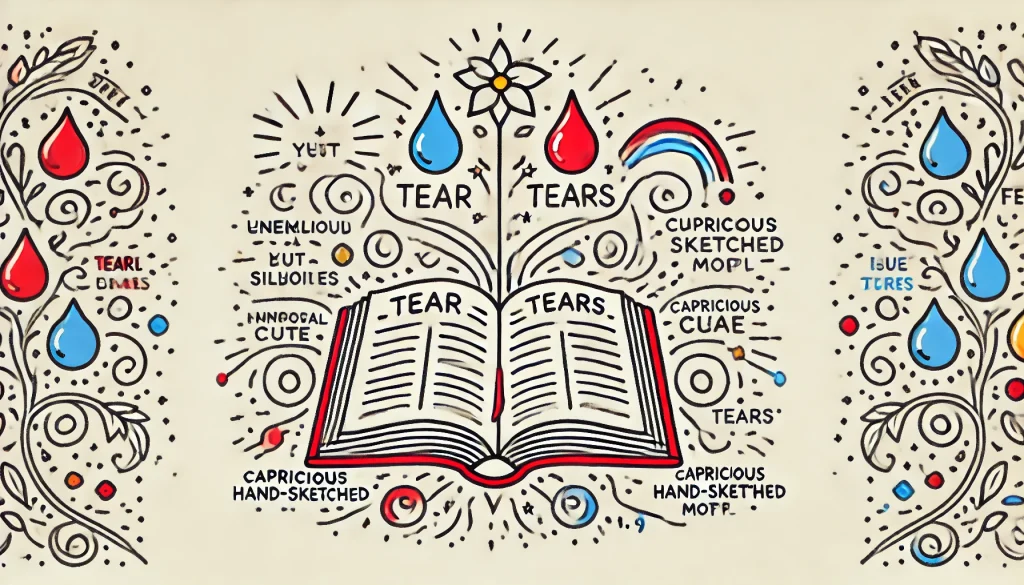 tearとtearsの使い分けは？英語のニュアンスを徹底解説 | 暮らしのカラフルログ